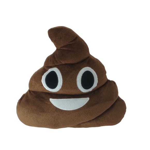 Emoji | Toys | Smiling Poop Emoji Emoticon Stuffed Plush Animal Toy ...